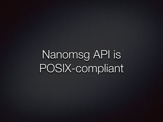 Nanomsg - Scalable Networking Library | PPT