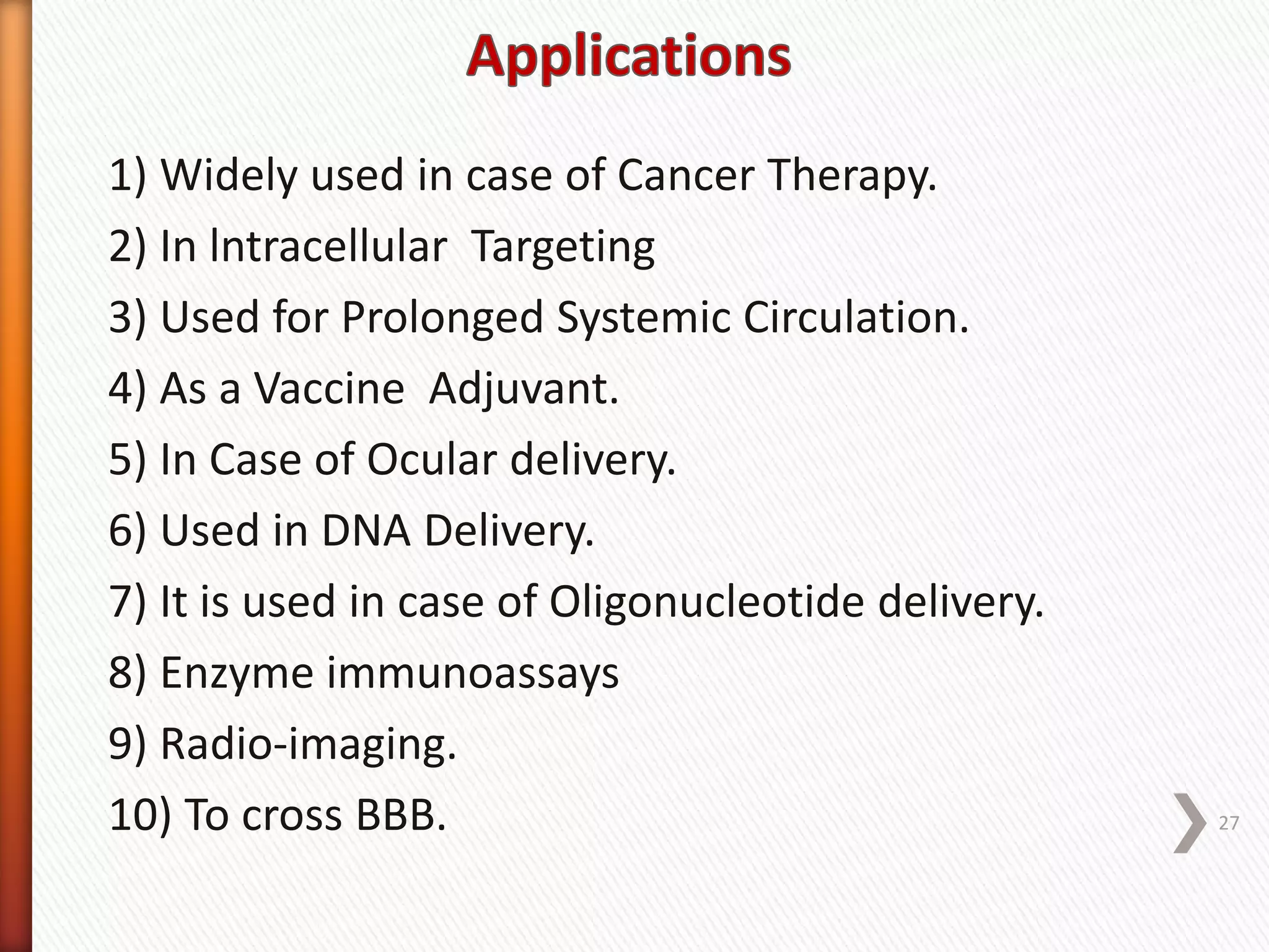 Nanoparticle targeted drug delivery system | PPTX