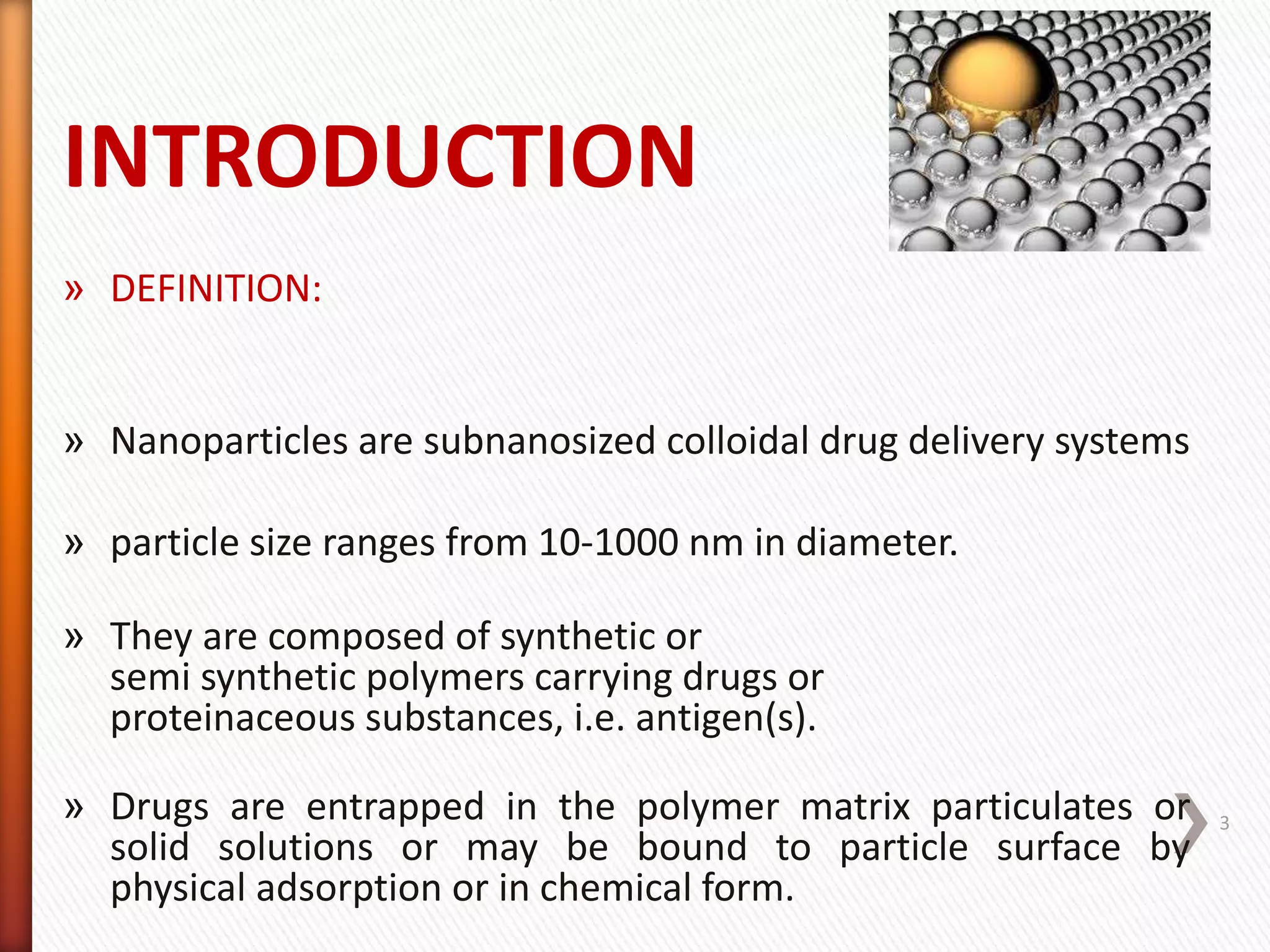 Nanoparticle targeted drug delivery system | PPTX