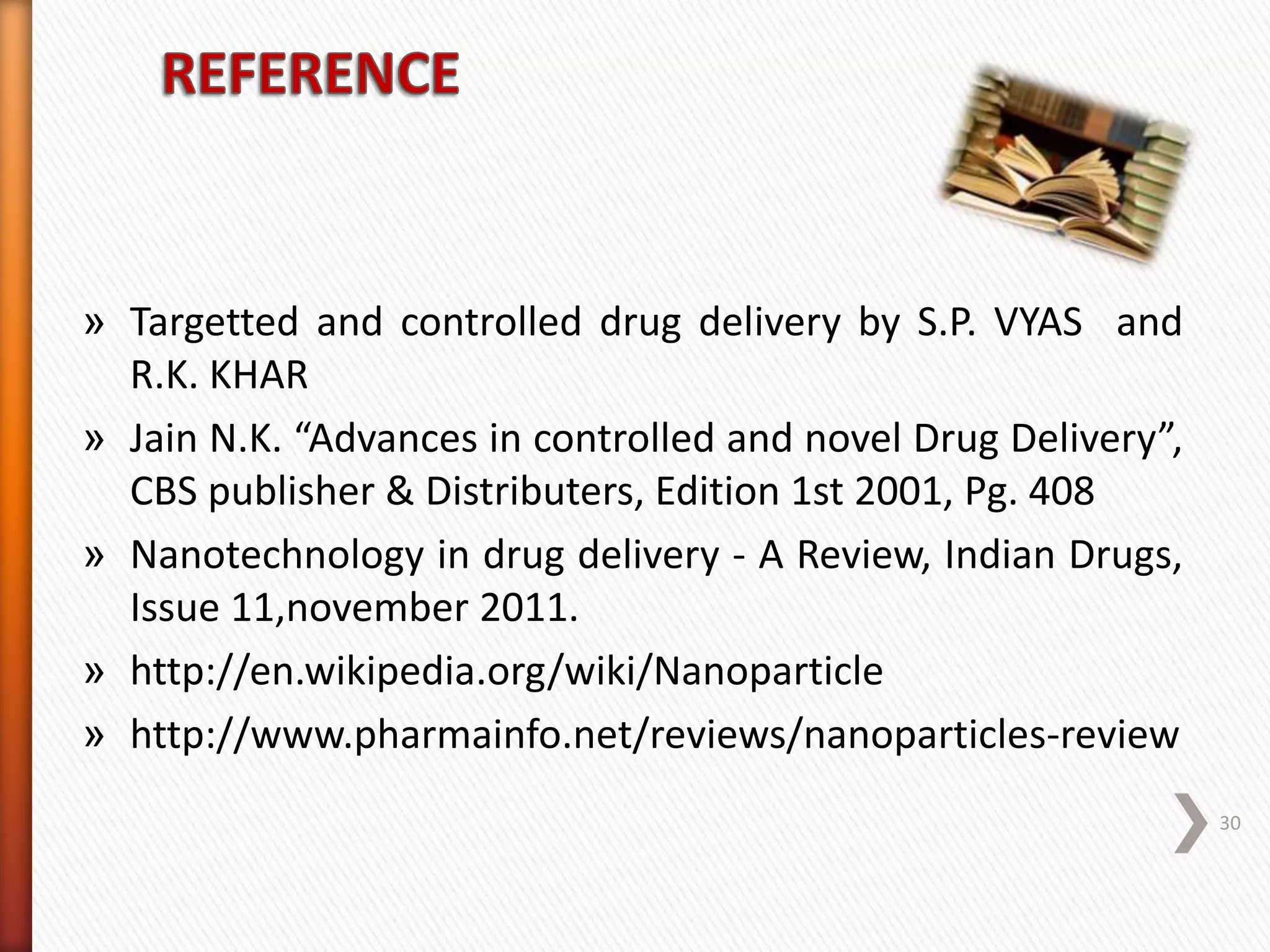 Nanoparticle targeted drug delivery system | PPTX