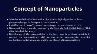 Nanoparticles in Novel drug delivery system | PDF