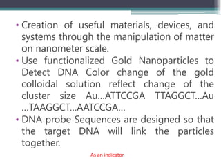 Nanoparticle and basic uses in different applications | PPT