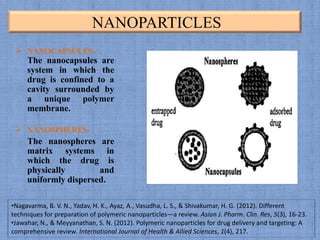 Nanoparticles | PPTX