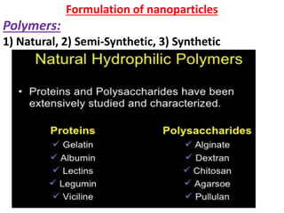 Nanoparticles | PPTX