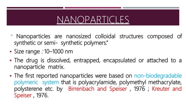 Nanoparticles | PPT