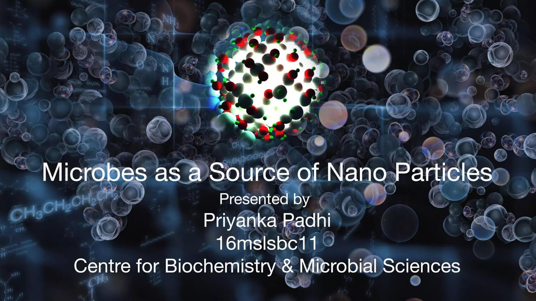 Microbes as a source of Nano particles | PPT