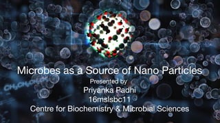 Microbes as a source of Nano particles | PPT