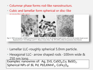 Nanoparticles and liquid crystals | PPTX