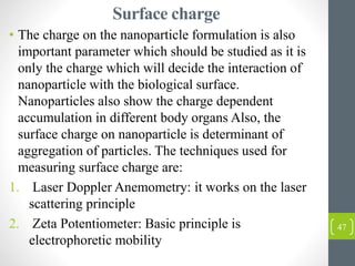 Nanoparticles drug delivery system | PPTX