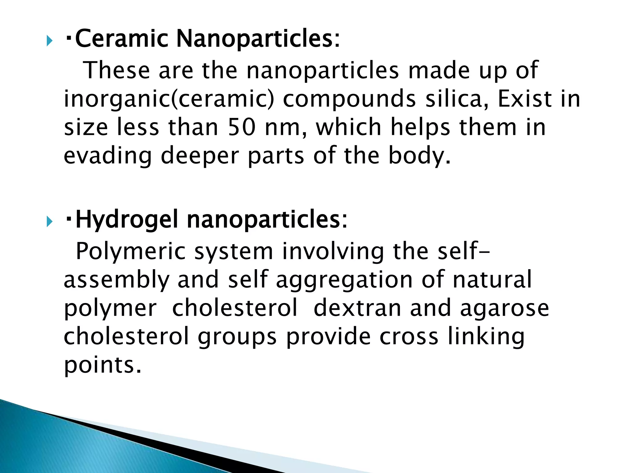 Nanoparticles | PPTX