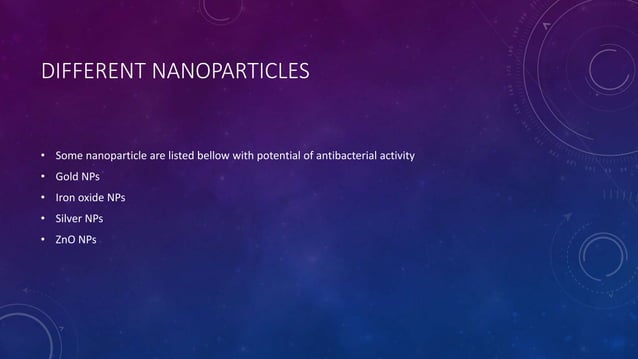 Synthesis of Nanoparticles | PPTX | Chemistry | Science