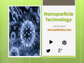 Nanoparticletechnology | PPTX | Chemistry | Science