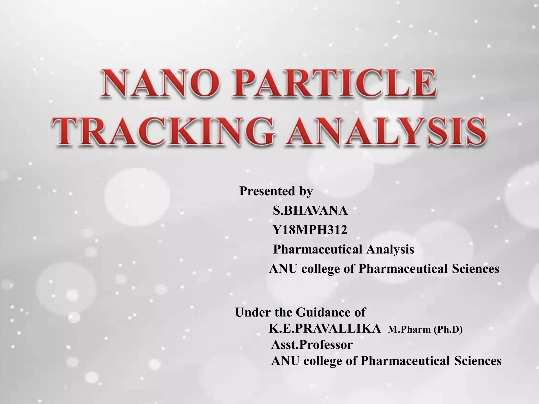 Nanoparticle tracking analysis | PDF