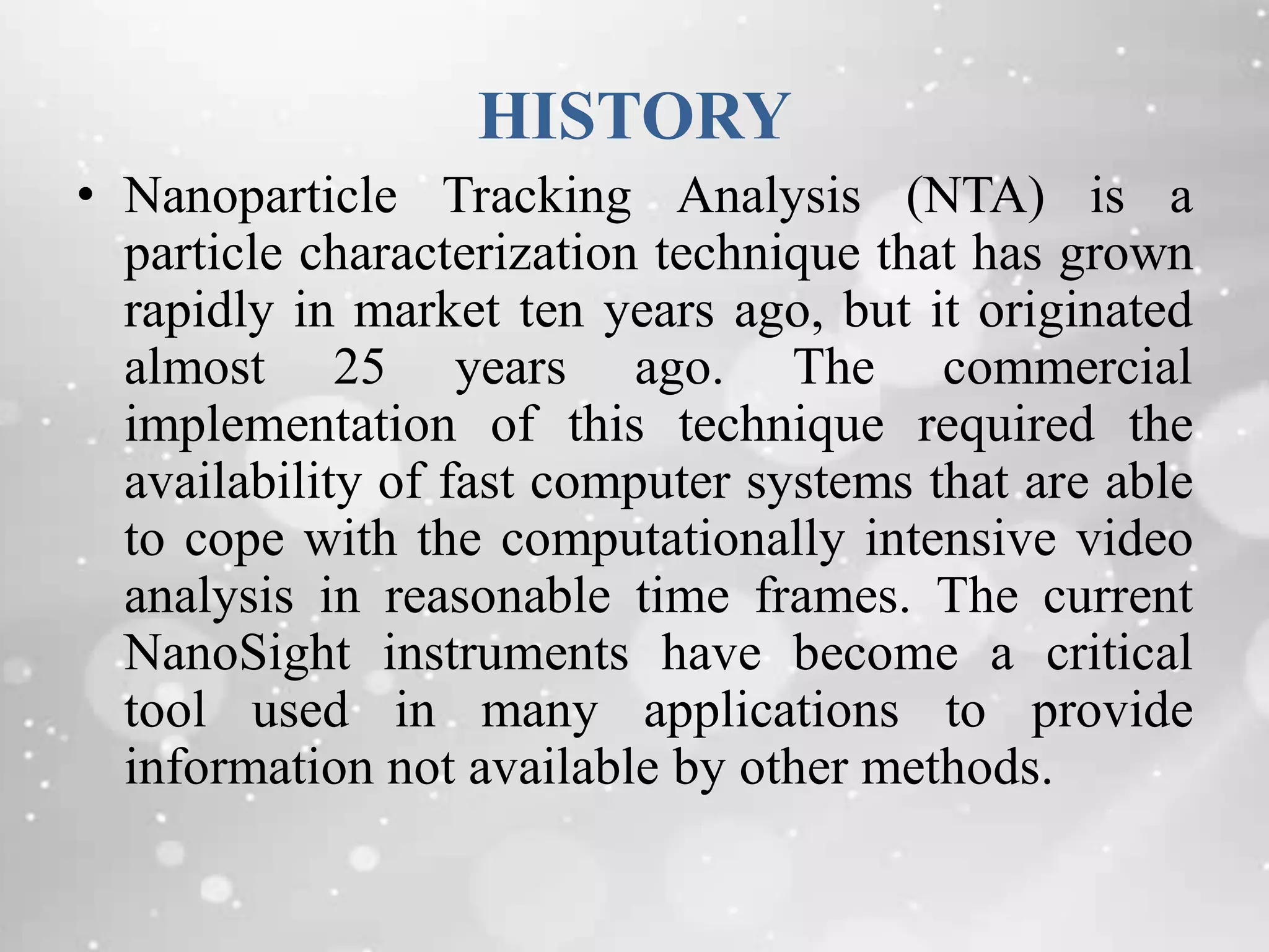 Nanoparticle tracking analysis | PDF