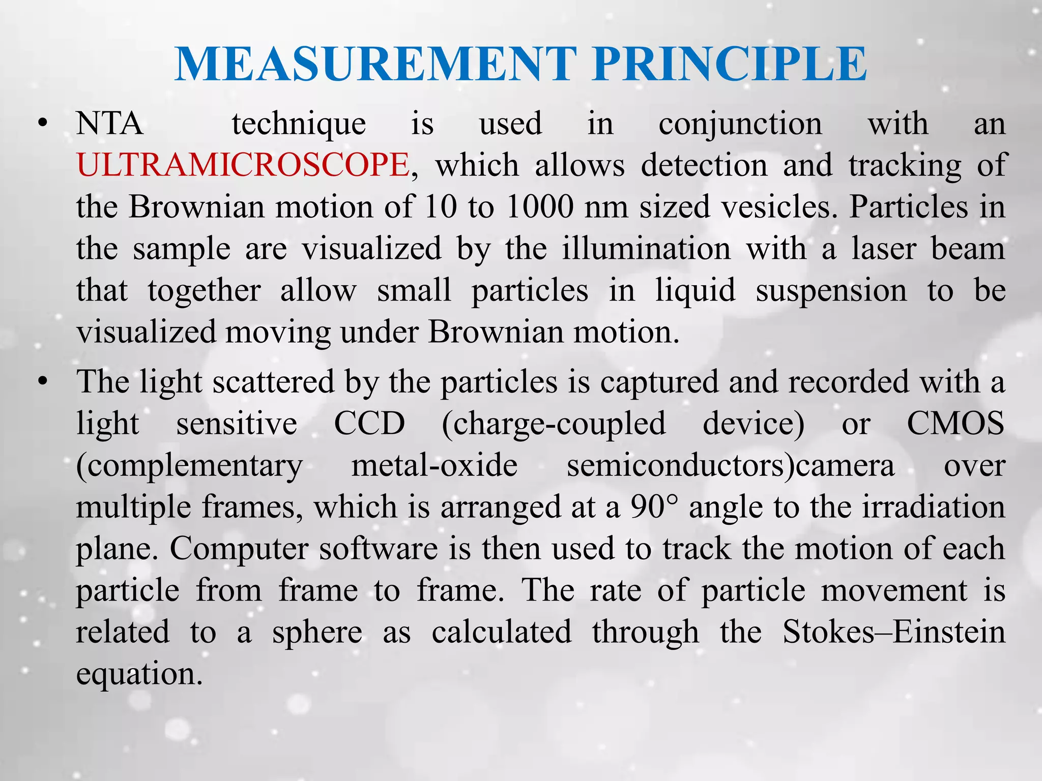 Nanoparticle tracking analysis | PDF