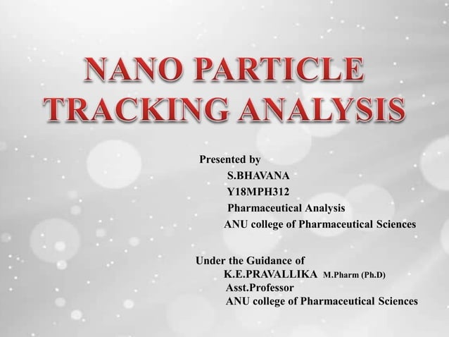 Nanoparticle tracking analysis | PDF