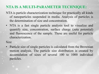 Nanoparticle tracking analysis | PDF