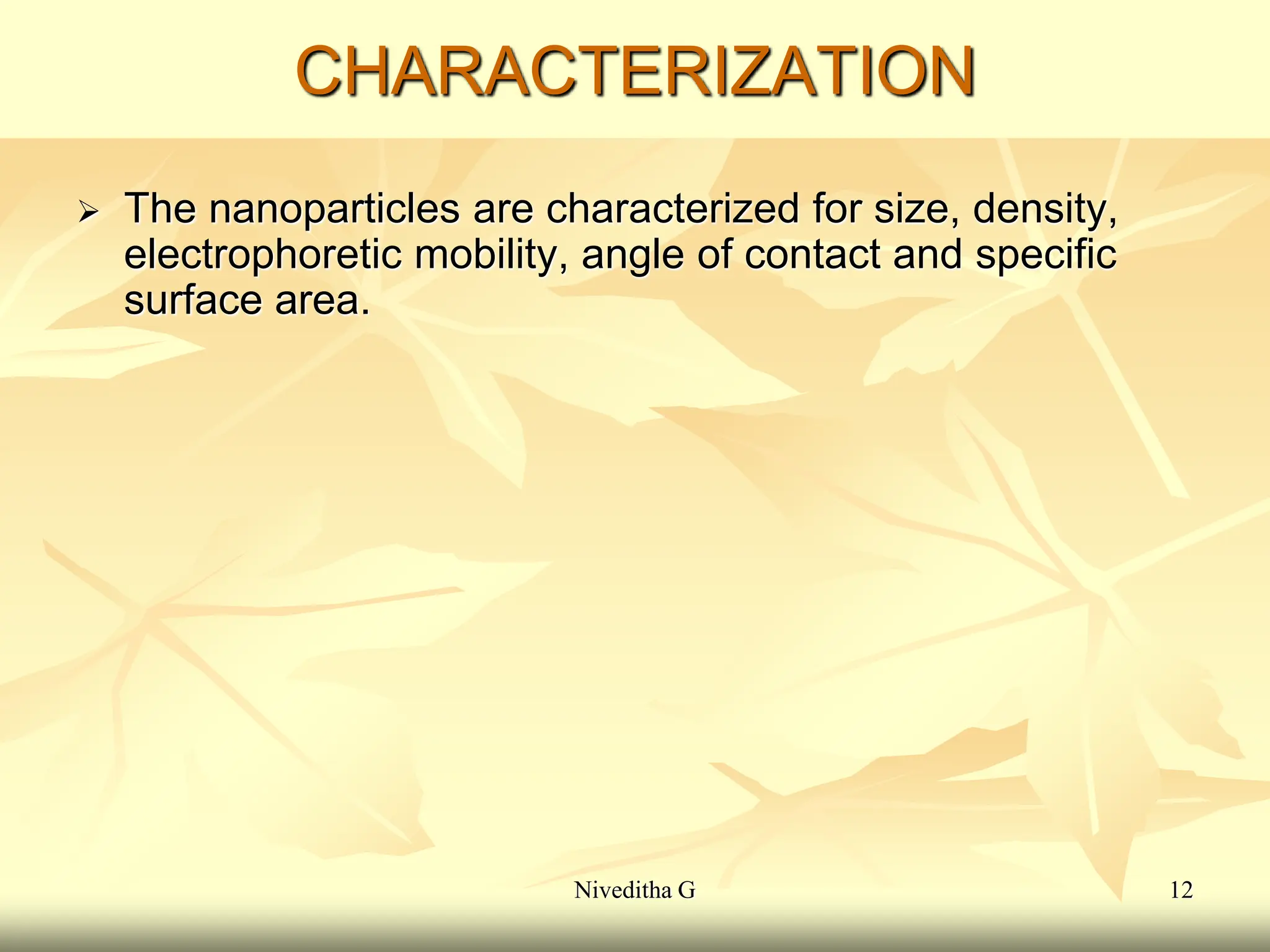 introduction of nanoparticles, advantages and disadvantages ...
