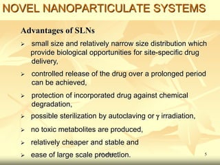 introduction of nanoparticles, advantages and disadvantages, characterization and applications | PPT