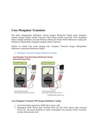 Nanopdf.com cara mengukur-transistor-npn-dengan | PDF