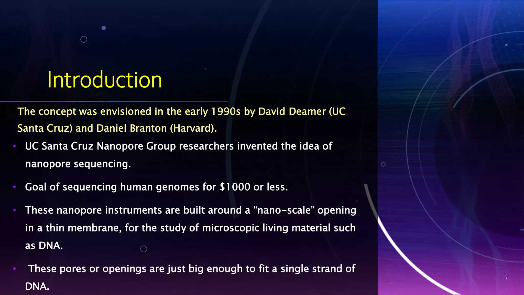 NANOPORE SEQUENCING | PPTX