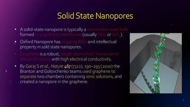 NANOPORE SEQUENCING | PPTX