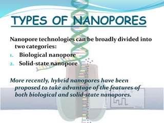 Nanopore sequencing | PPTX