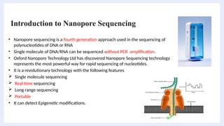 Nanopore-Sequencing - Advance sequencing method | PPT