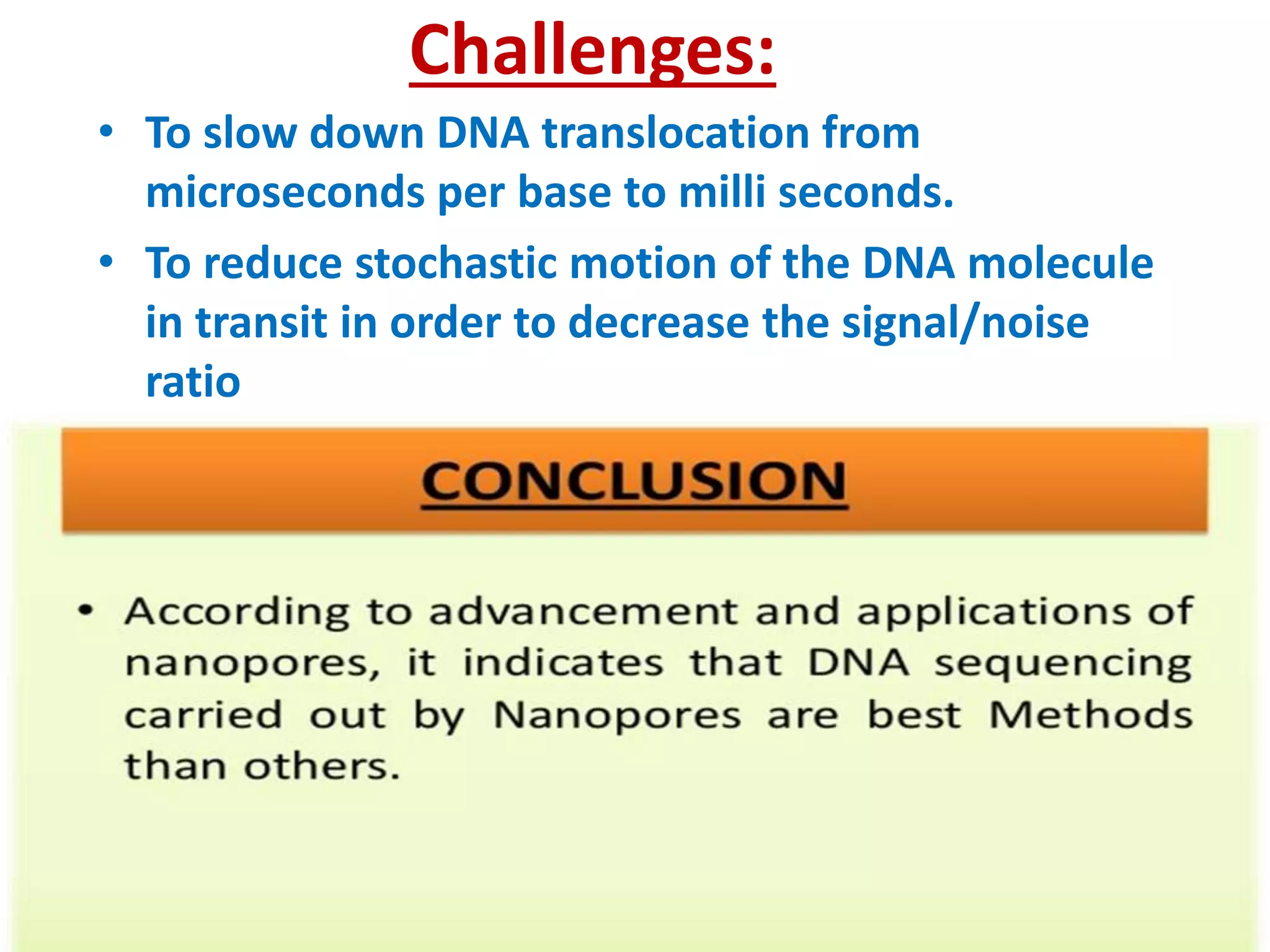 Nanopore sequencing (NGS) | PPTX