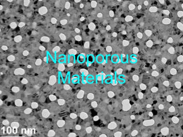 Nanoporous Materials | PPTX