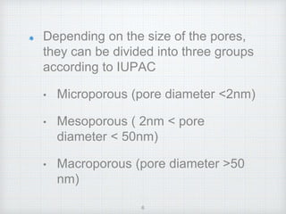Nanoporous Materials | PPTX