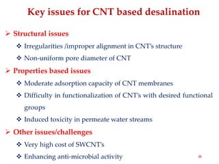 Nano porous membranes for water purification by shrinath ghadge | PPTX