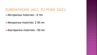 Nanoporous particles | PPTX