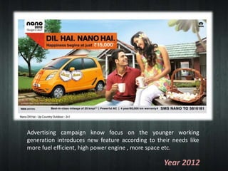 Nano advertising campaign presentation | PPTX
