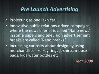 Nano advertising campaign presentation | PPTX