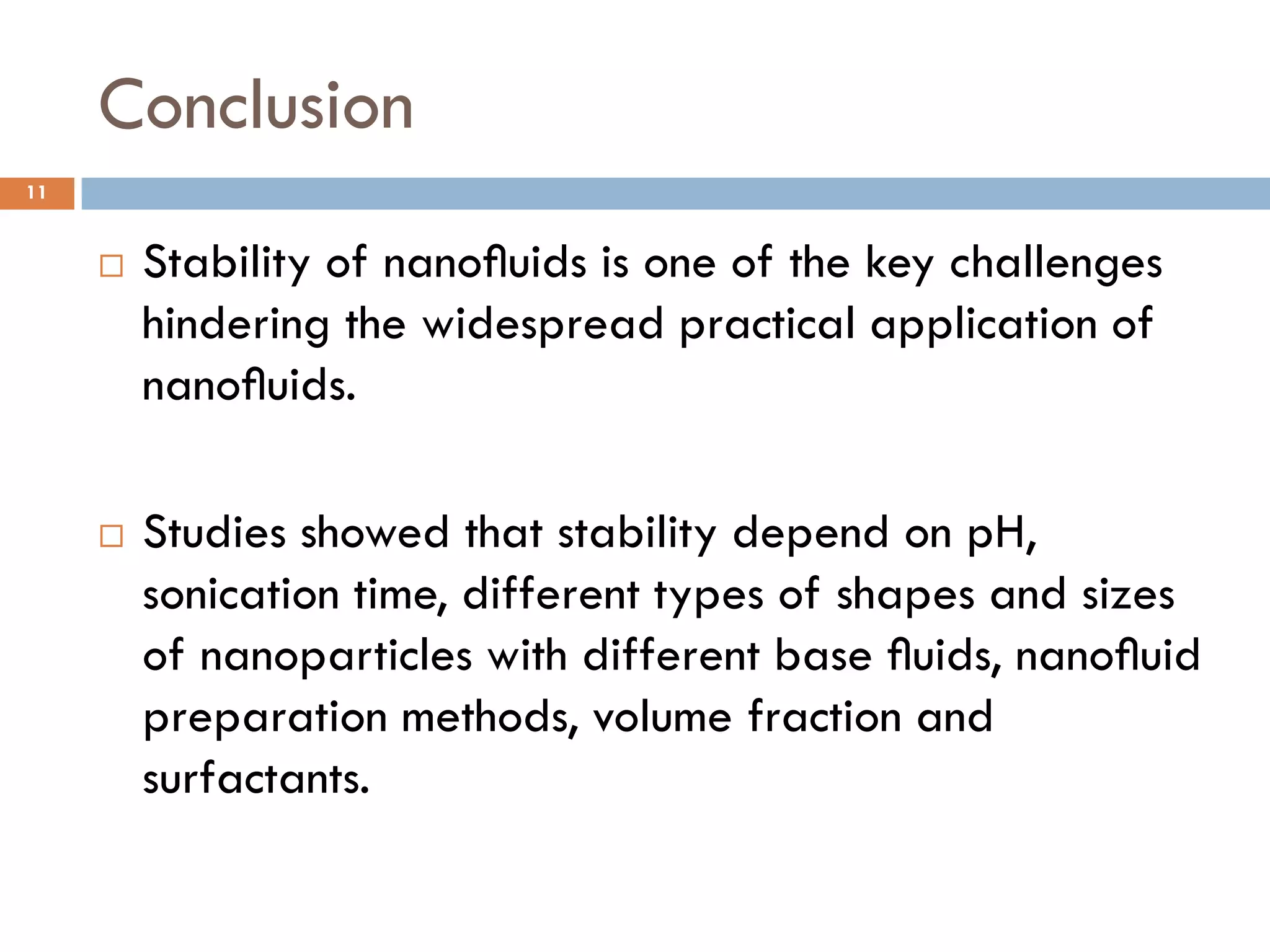 Nanofluids Preparation Characterization And Applications Pdf