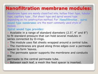 Nanofiltration | PPTX