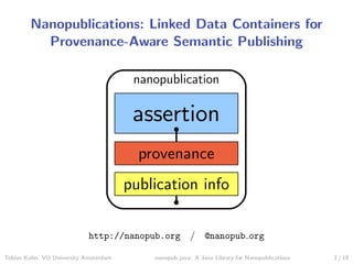 nanopub-java: A Java Library for Nanopublications | PPT