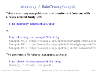 nanopub-java: A Java Library for Nanopublications | PPT
