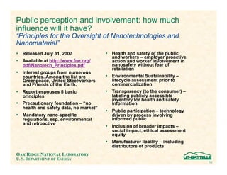 Nano Regulatory | PPT