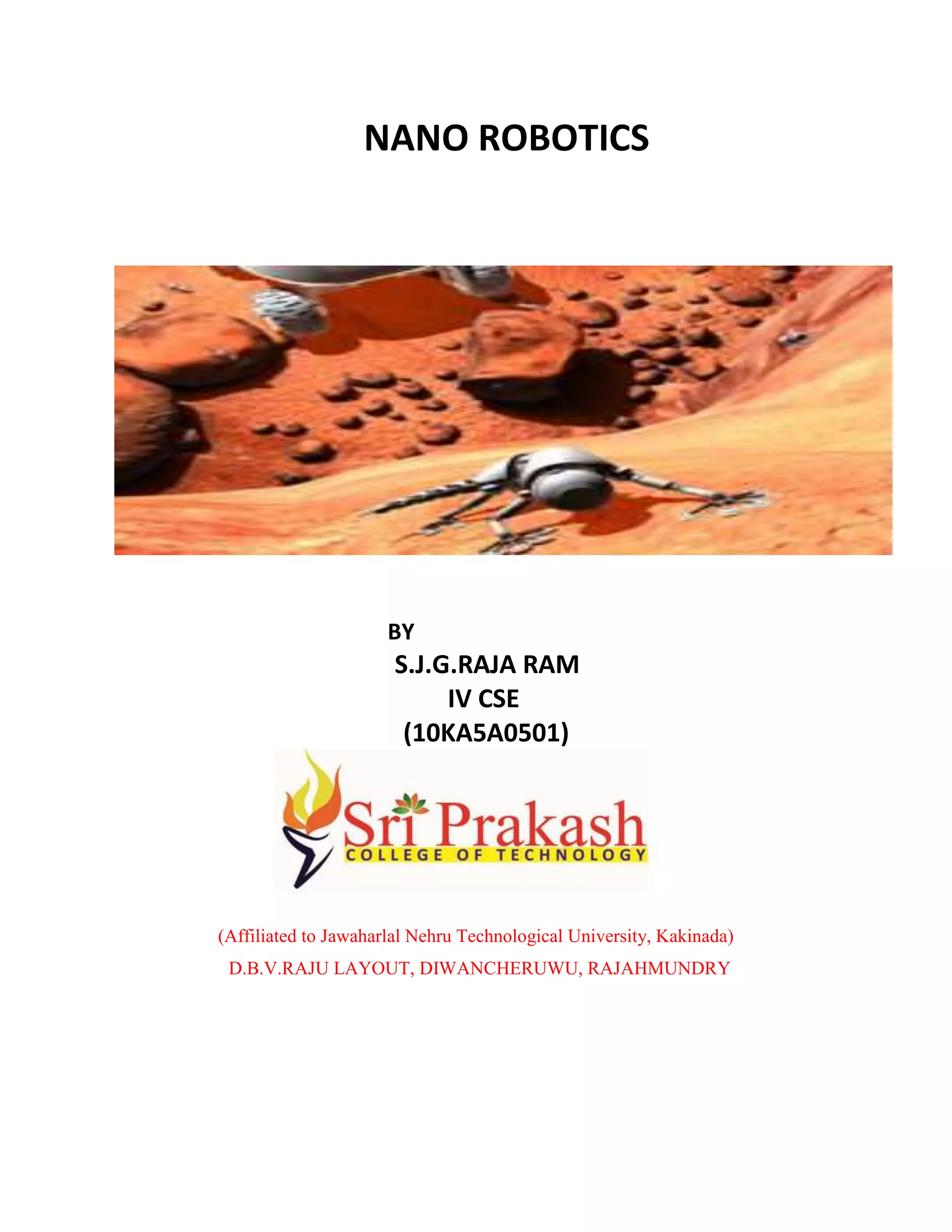 Nano robotics | PDF