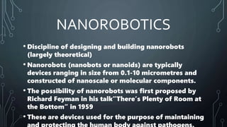 Nanorobotics -Technology | PPT