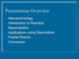 NANOROBOTICS1.pptx | Physics | Science