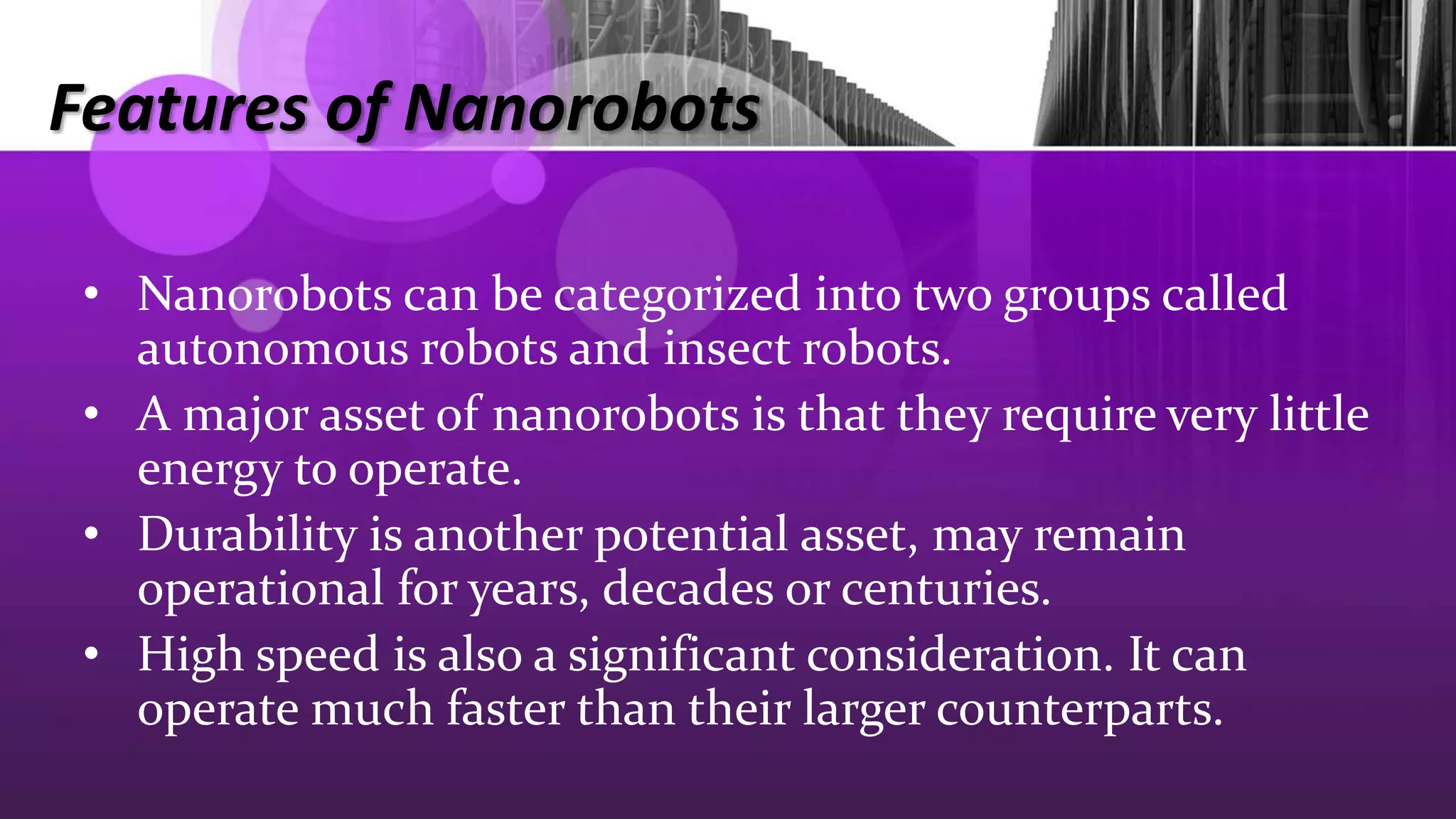 Nanorobotics and nanomanipulation | PPTX