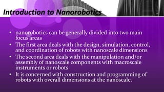 Nanorobotics and nanomanipulation | PPTX