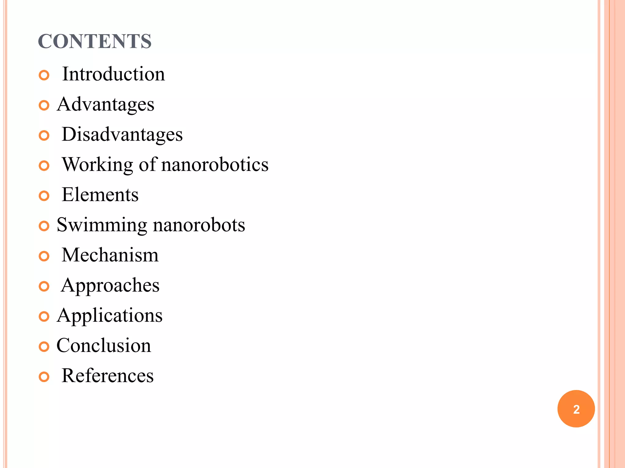 Nanorobotics ppt | PPTX