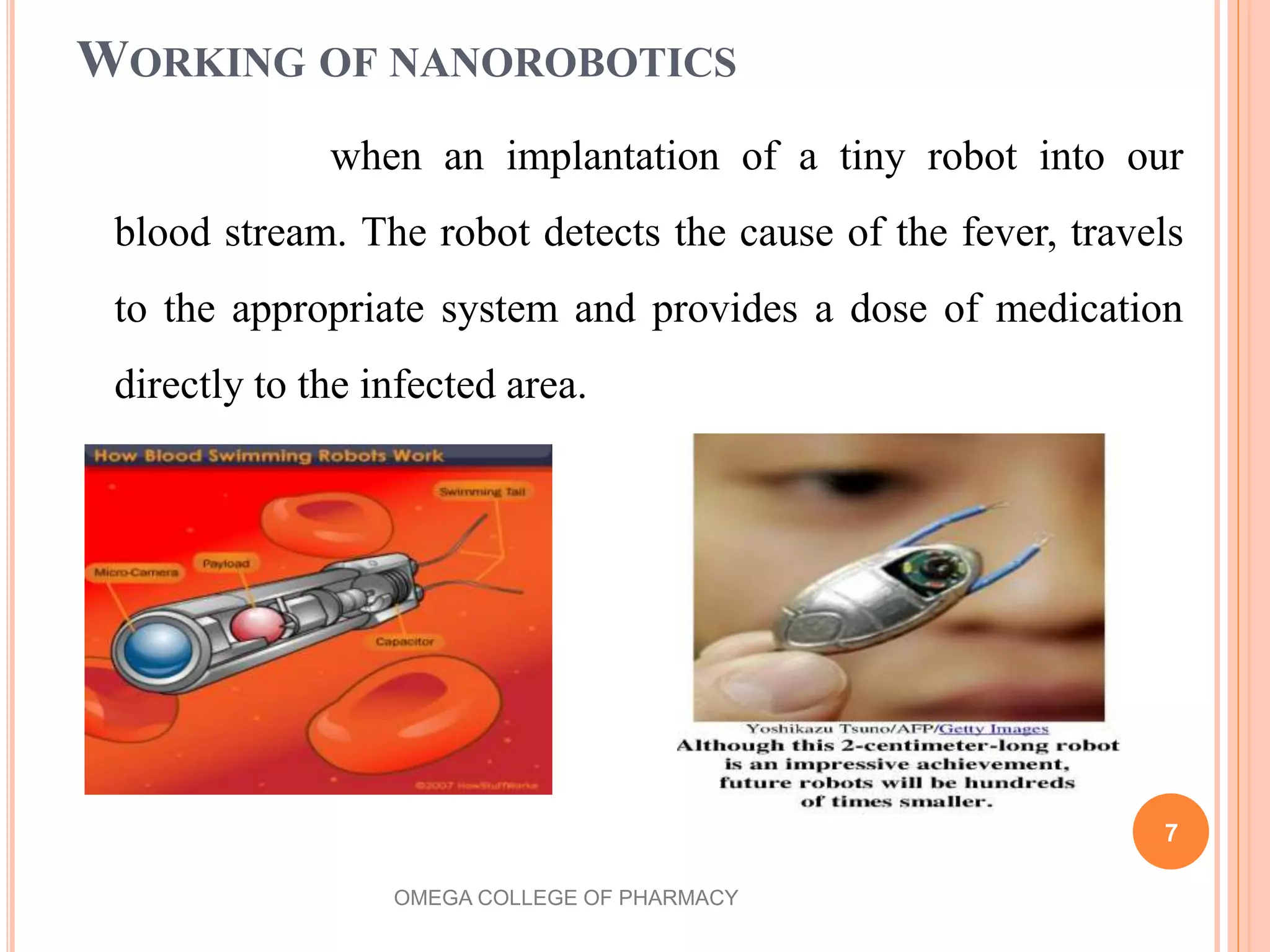 Nanorobotics ppt | PPTX