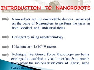 Nanorobotics | PPTX