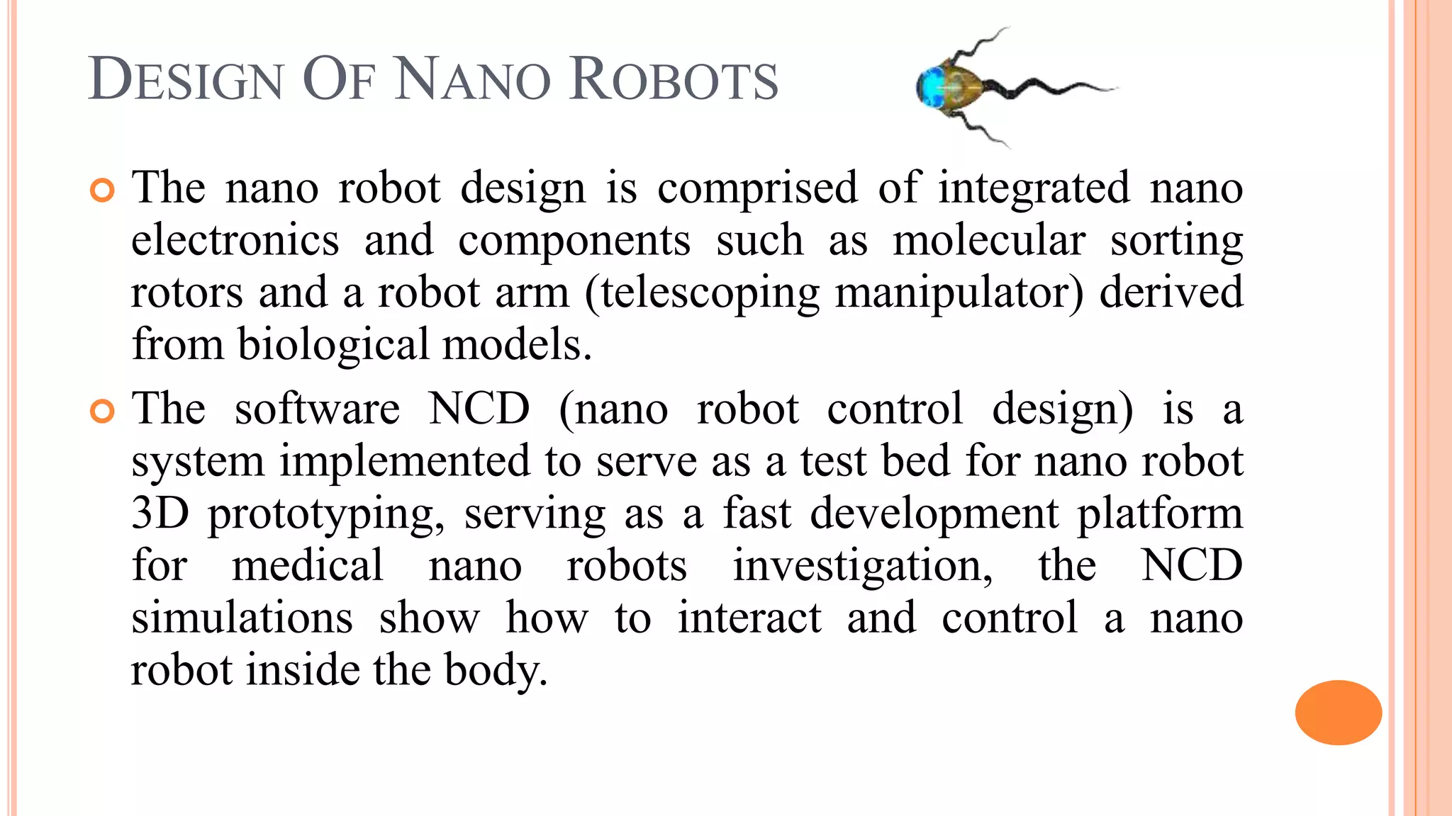 Nanorobots and its application in medicine | PPTX