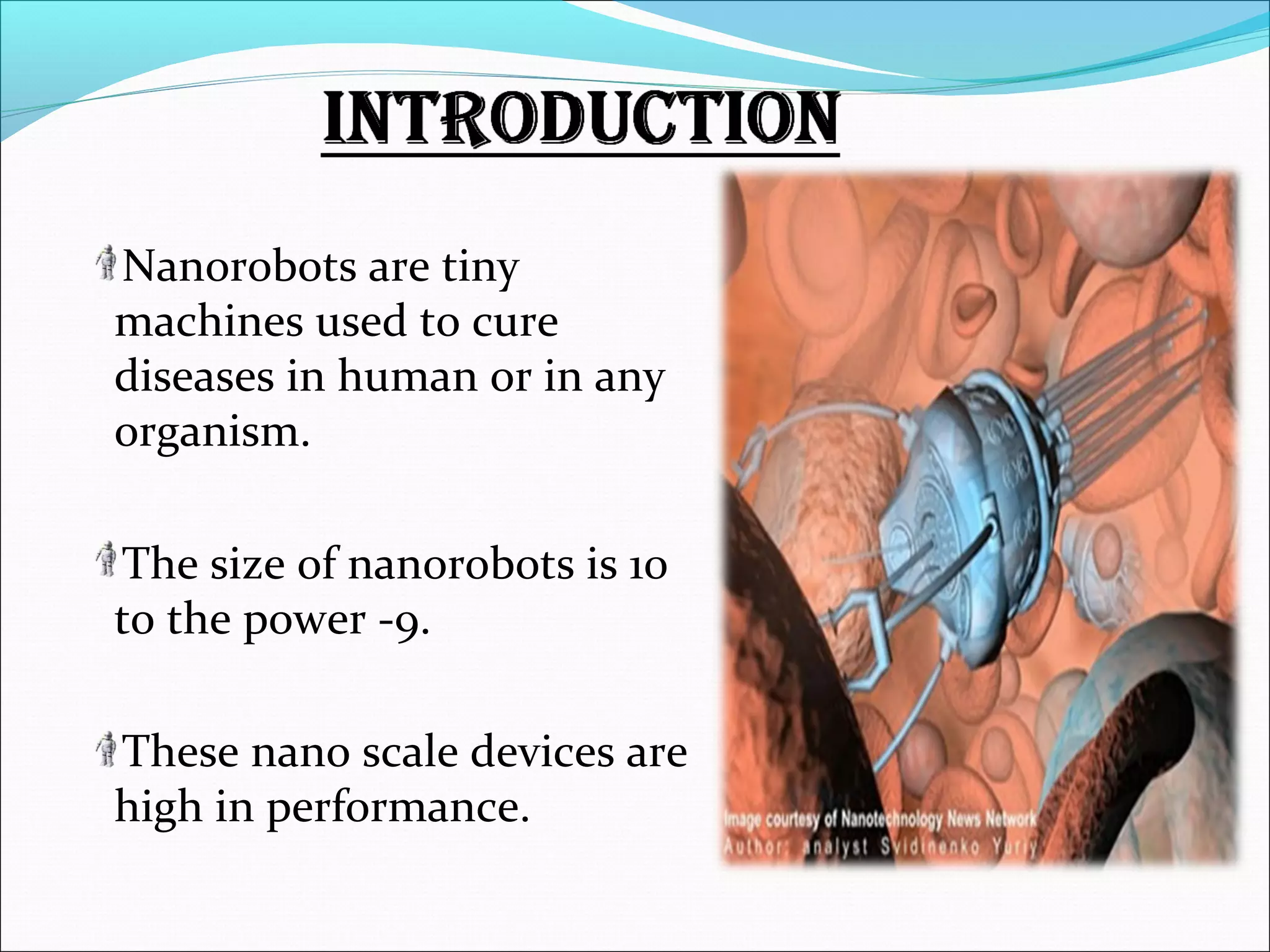 Nanorobot using in medical field | PPT